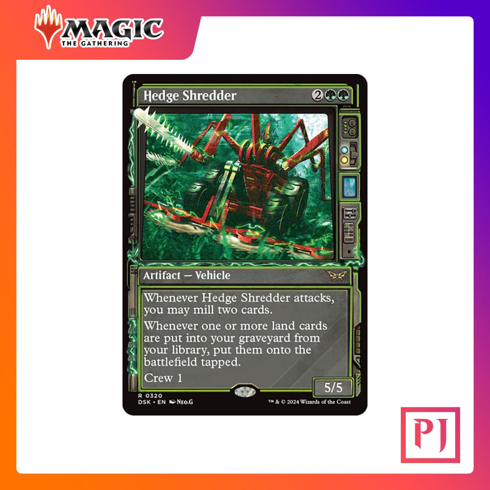 [MTG] Hedge Shredder (Showcase) [FDN] [GREEN] [RARE] [NORMAL] [ENG ...