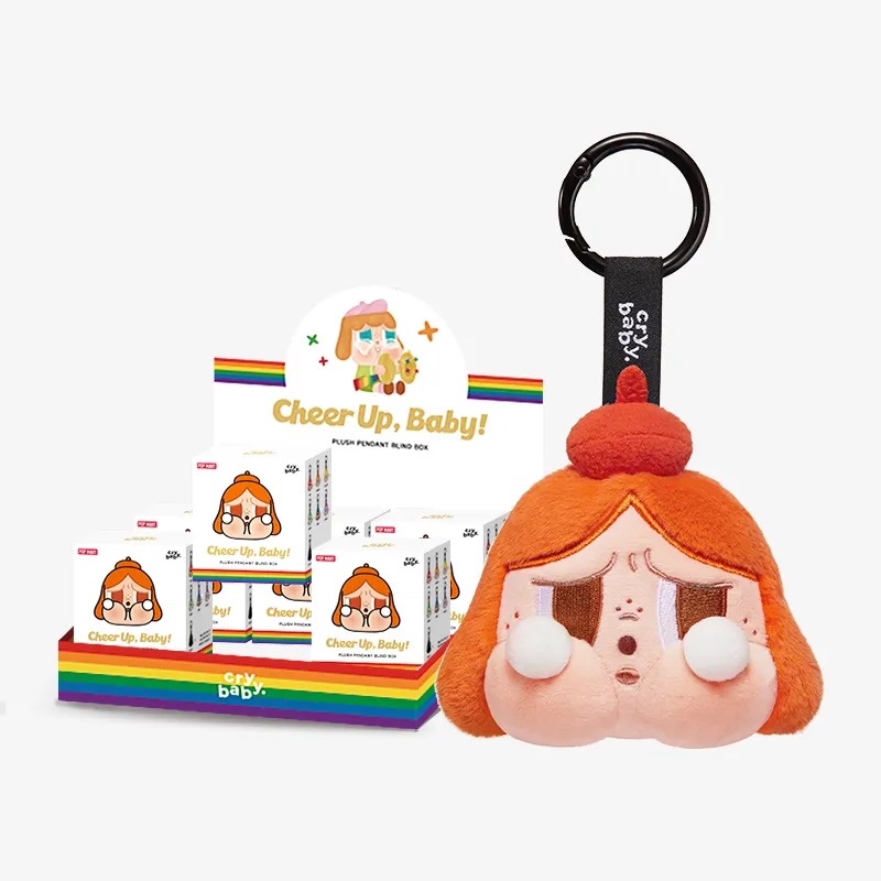 POP MART-CRYBABY CHEER UP BABY! SERIES-Plush Pendant Blind Box Keychain ...