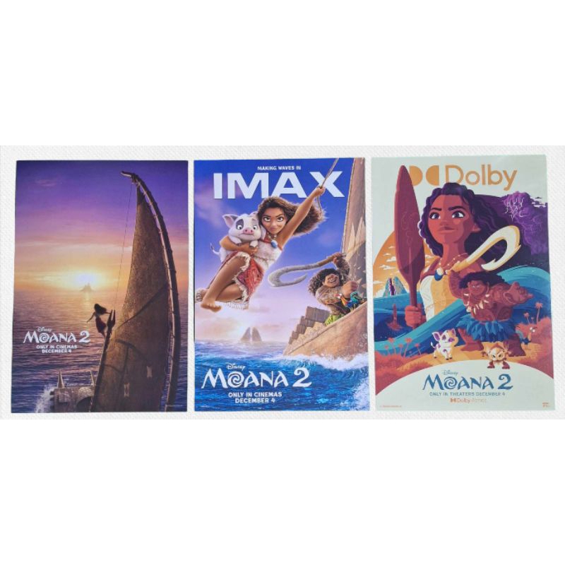 Poster IMAX Moana 2 2 Original Copyright Major Cineplex 2 Adventure ...