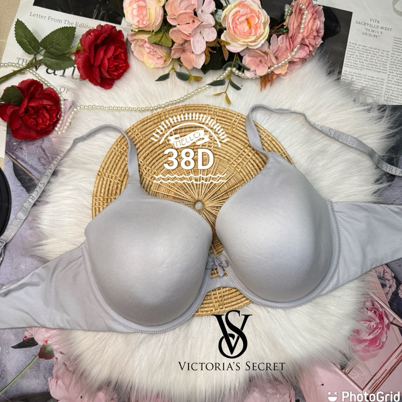 Victoria's Secret 38D Very New Thin Bubble Soft Blue Gray | Shopee Malaysia