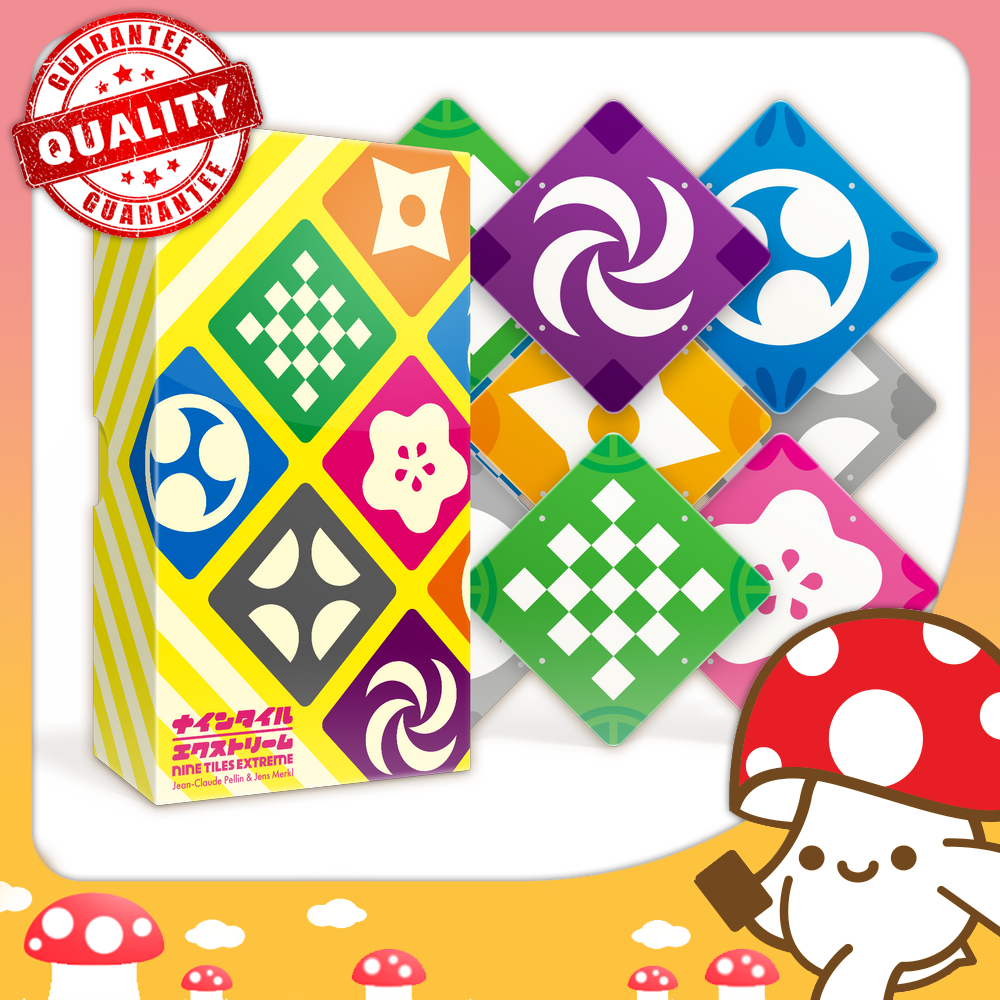 Nine Tiles Extreme-Board Game From Kinoko Card Shop | Shopee Malaysia