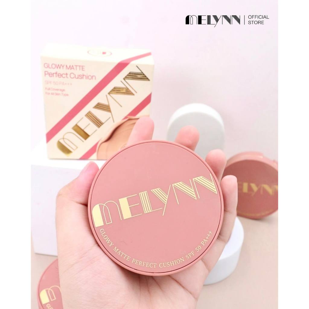 Cushion Melinn M N-Glowy Matte Perfect SPF 50 PA +++ | Shopee Malaysia