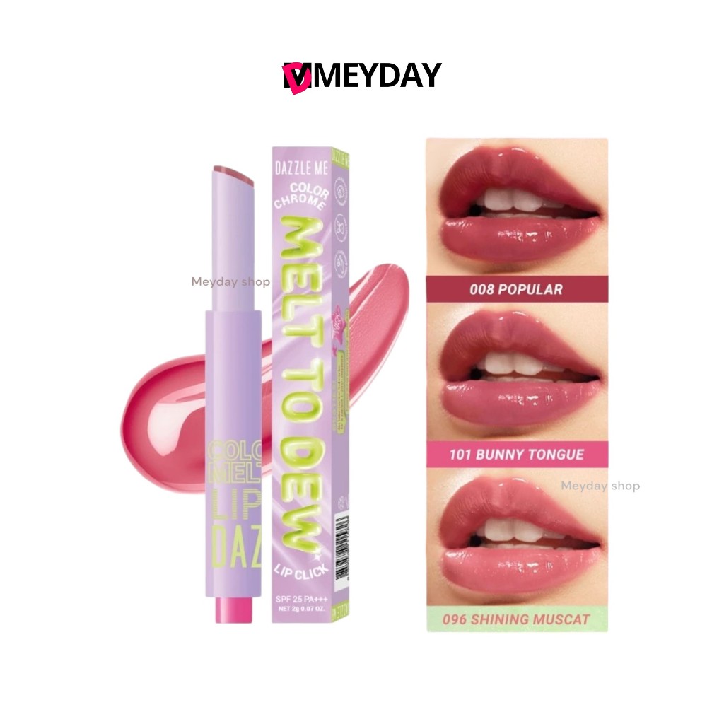 Dazzle Me Color Chrome Melt To Dew Lip Click 2g | Shopee Malaysia