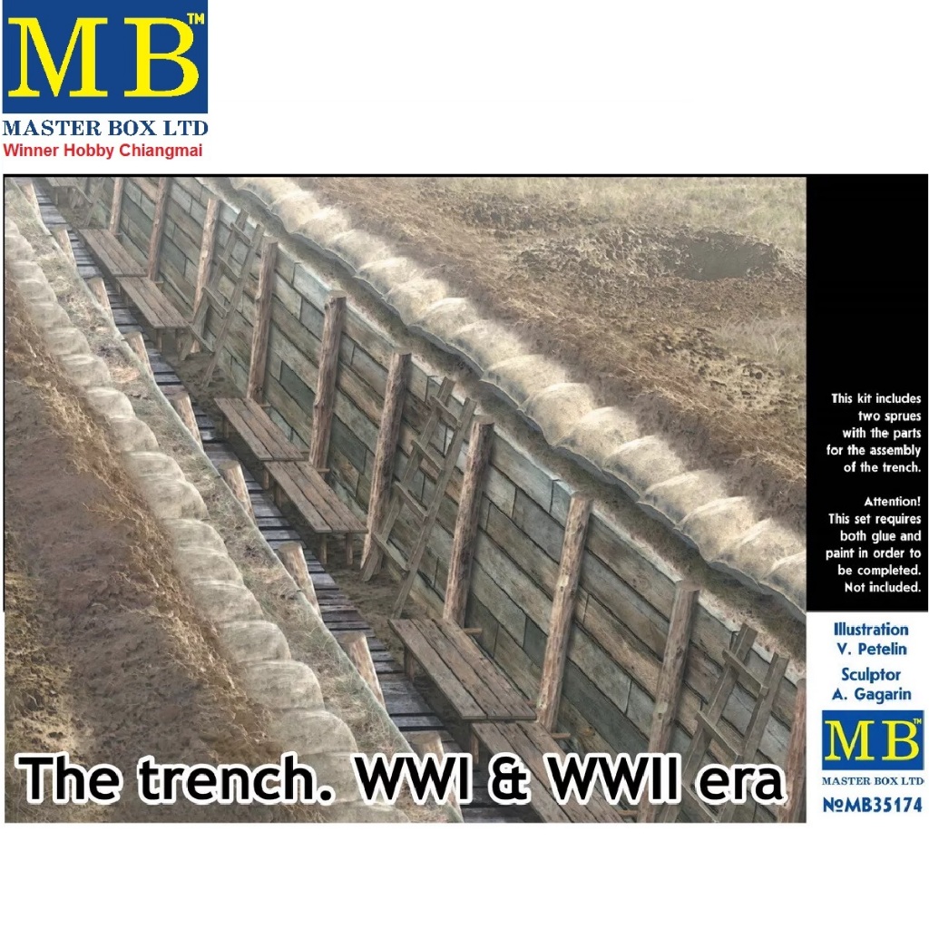 Master Box 35174 The Trench WWI & WWII era 1/35 | Shopee Malaysia