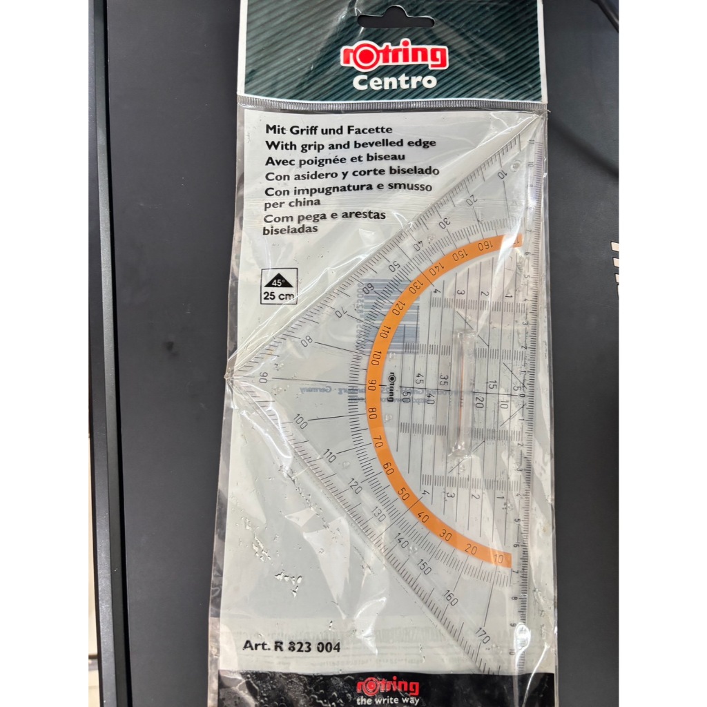 Wooden Triangle Scene Drafting Rotring Centro Professional Set Square ...