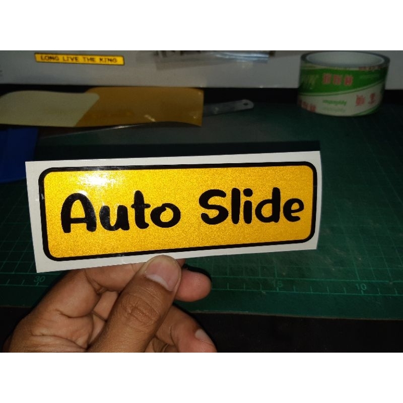 Car Van AUTO SLIDE Sticker Gate Cutting Assembly Reflector | Shopee ...