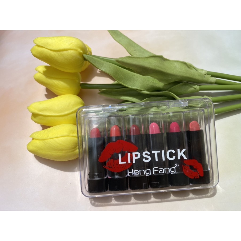Heng Fang Tiny Lipstick 6 Shades Matte Lip | Shopee Malaysia