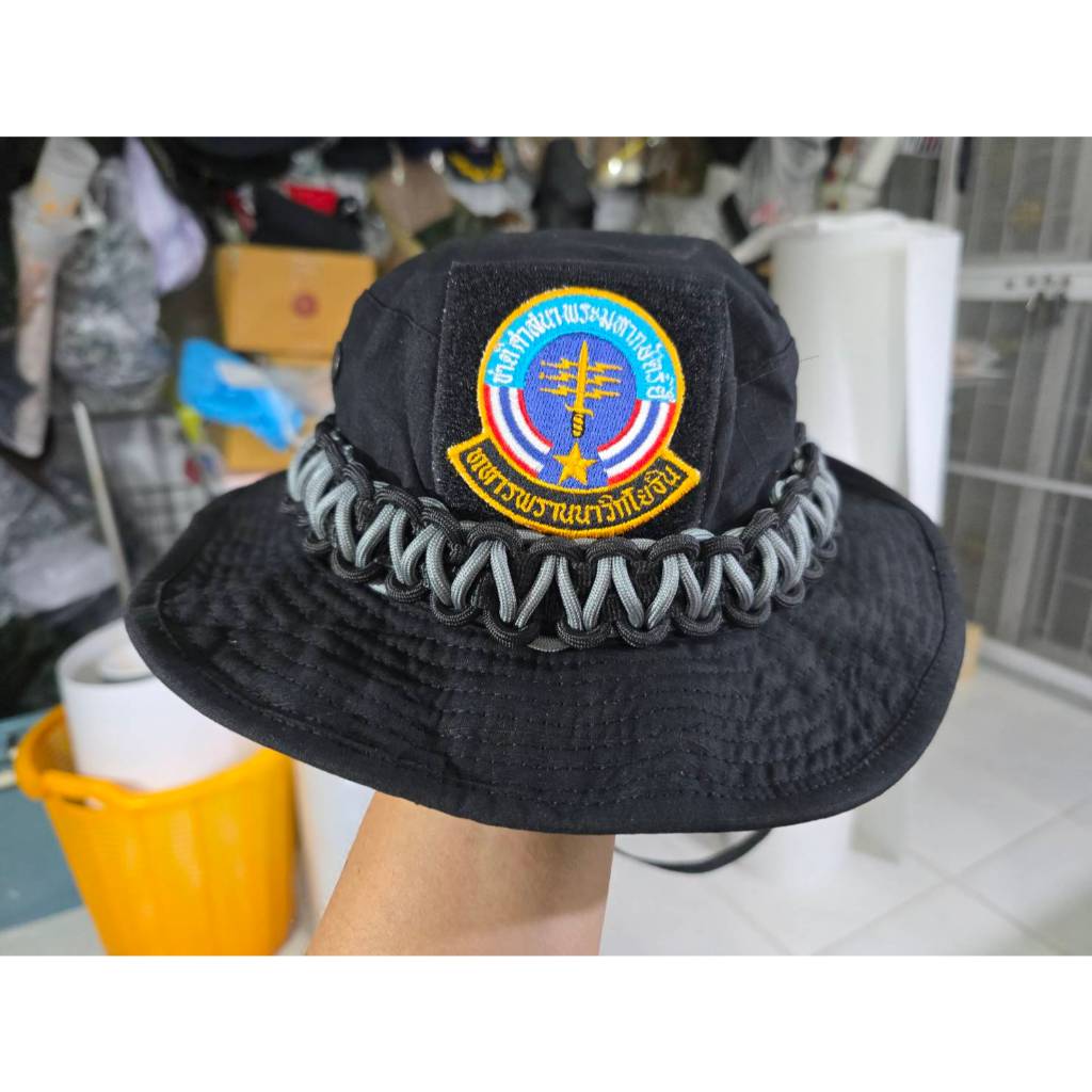Rope-Knitted Black Brim Hat With Arm Marine Corpsors | Shopee Malaysia
