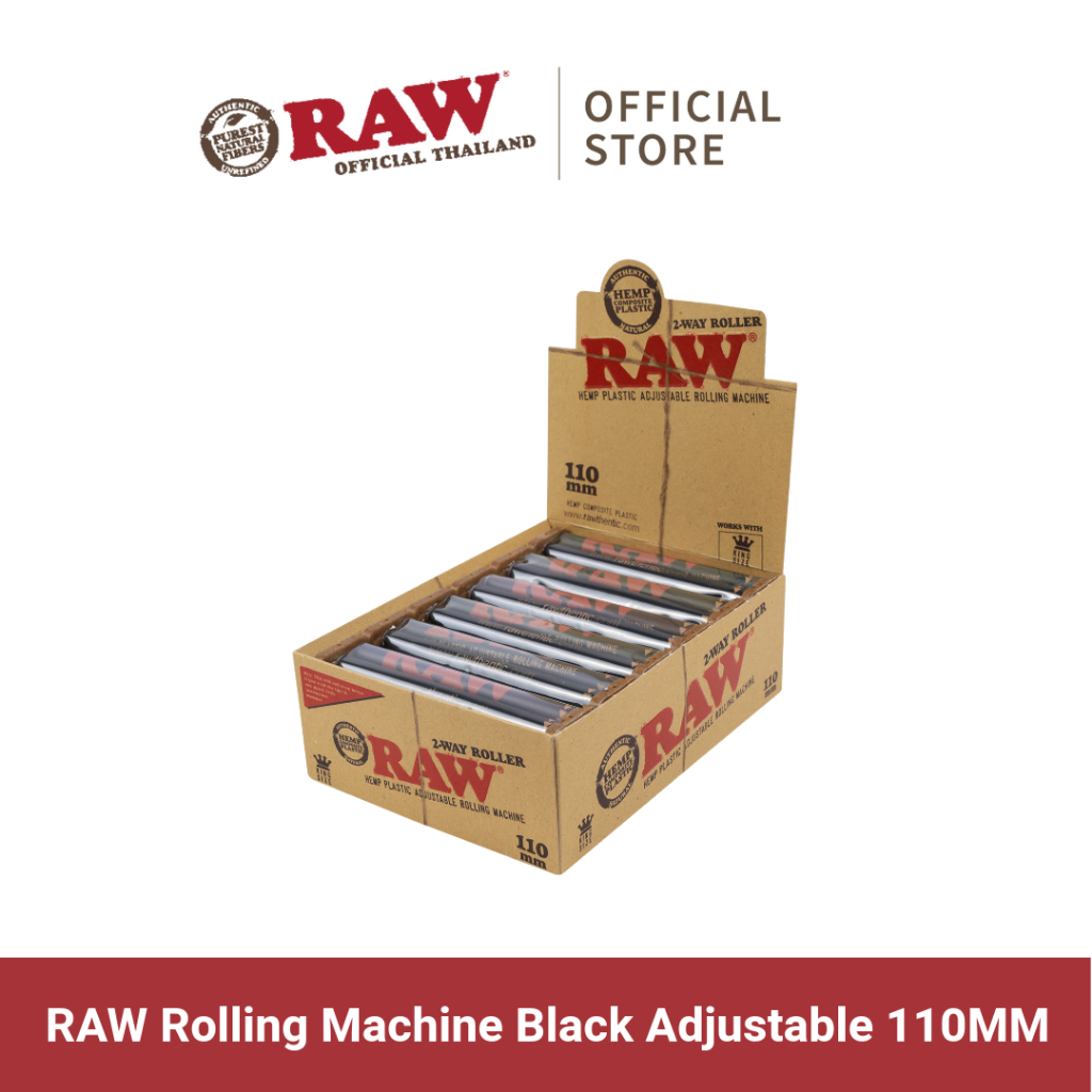 RAW BLACK Rolling MACHINE 110mm – 12pcs/box High Quality Portable Paper ...