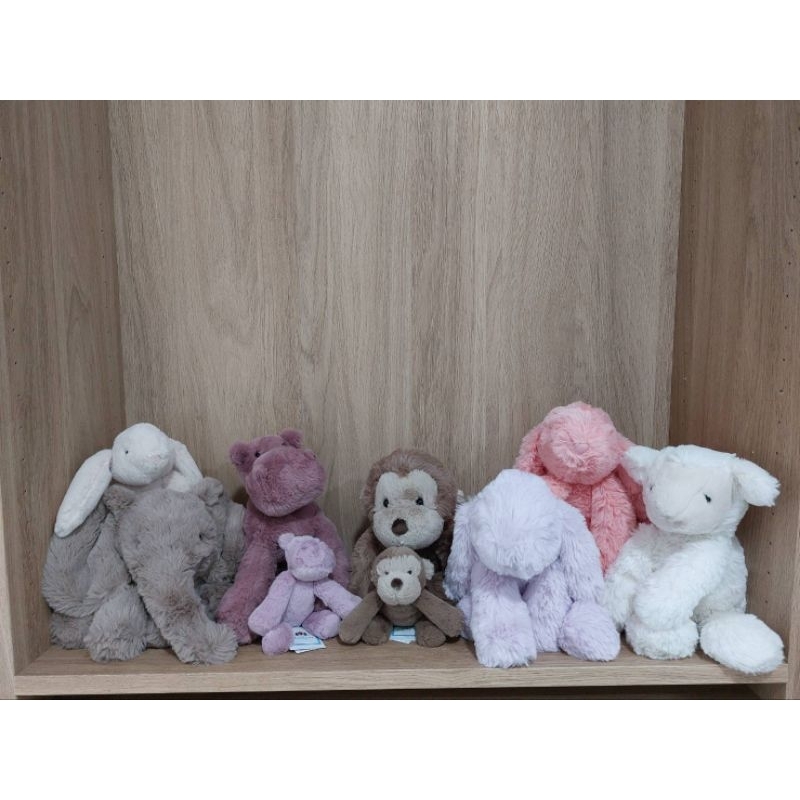 Jellycat-Smudge-Rabbit-Hippo-Elephant-Bear-Lamb-Monkey Tiny | Shopee ...