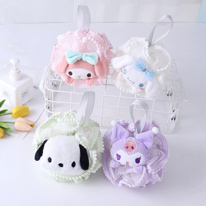 Sanrio Cinnamoroll My Melody Pochacco Foam Bath Ball Anime Cute Doll