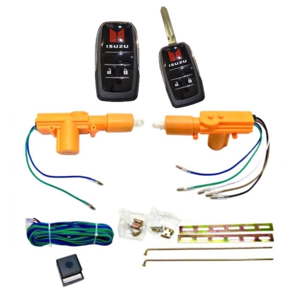 ez_auto Car Central Lock Set With 2 Remote Keys For 2-Door Cars Can Be ...