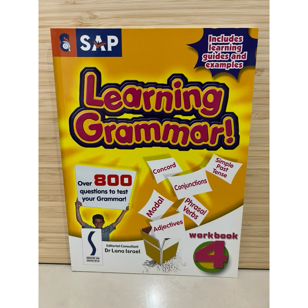 Learning Grammar Workbook 4 (with answers) | Shopee Malaysia