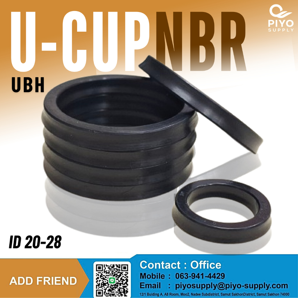 USH Seal U-CUP NBR Nummetric Work Inner Hole 20-28 Mm 20 * 28 * 5/ 22 ...