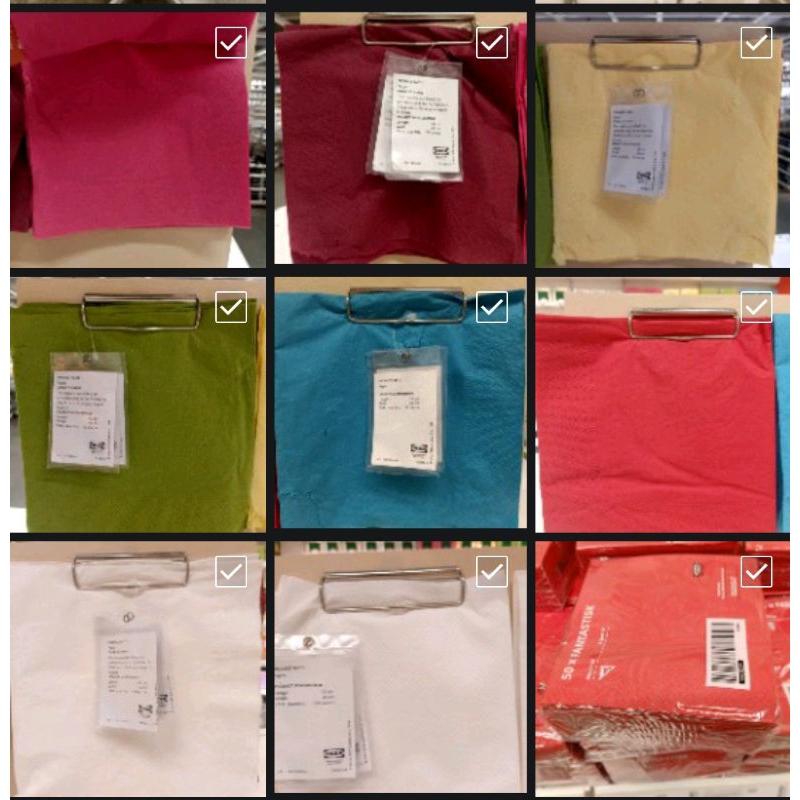 IKEAshopping IKEA Cheapest FANTASTISK Paper Napkin 40x40 Cm Tisu Dapur ...