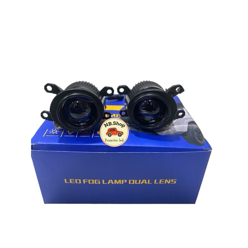 Bi Led Projector Fog Light 2 Inch Fits For Revo Fortuner Yaris Cross ...