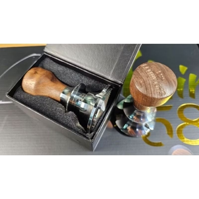 walnut handle spring tamper 58.55mm | Shopee Malaysia