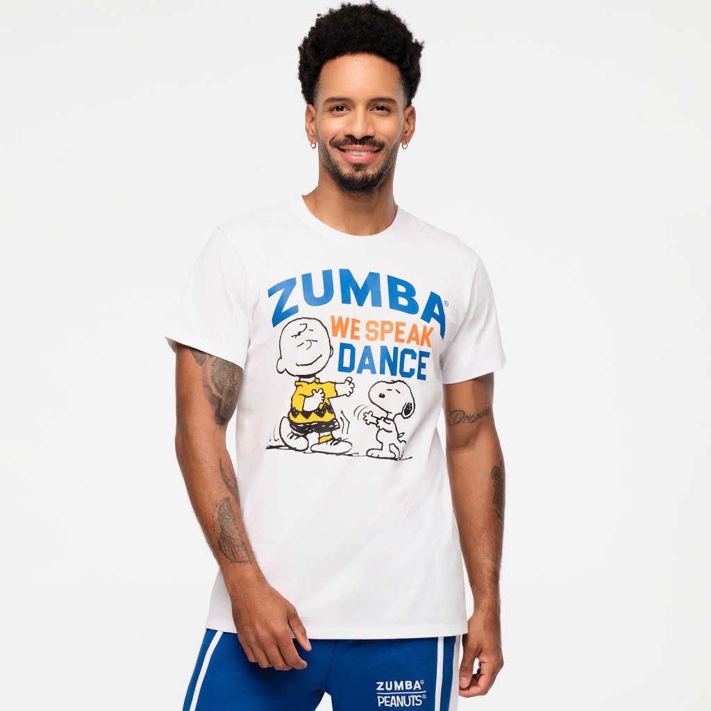 Zumba X Peanuts Crew Neck Tee (Zumba Fitness Tshirt) | Shopee Malaysia
