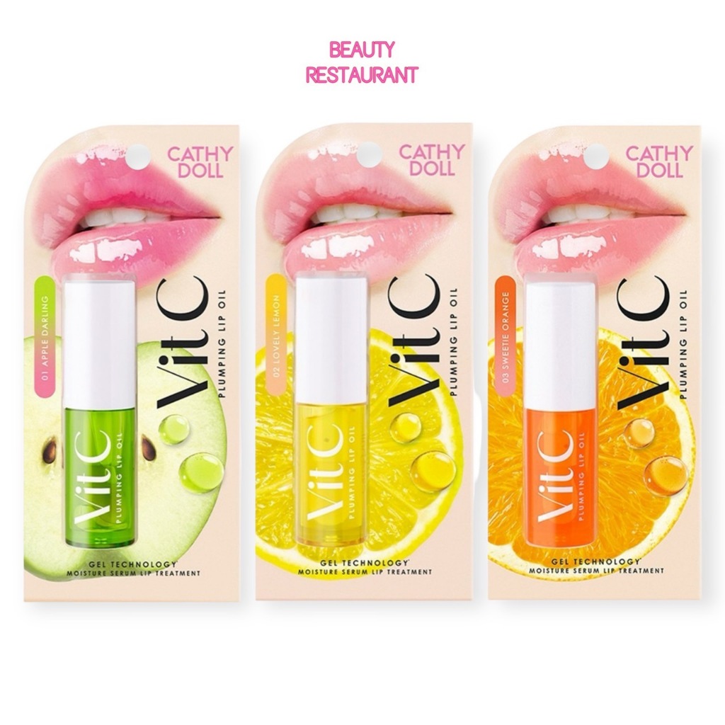 Cathy Doll Vit C Plumping Lip Oil Katy With Sea | Shopee Malaysia