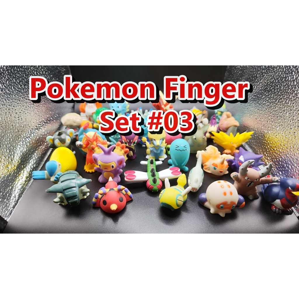 Pokemon Wearing A Finger Pokémon Puppet Mini Figure Japanese Nintendo ...