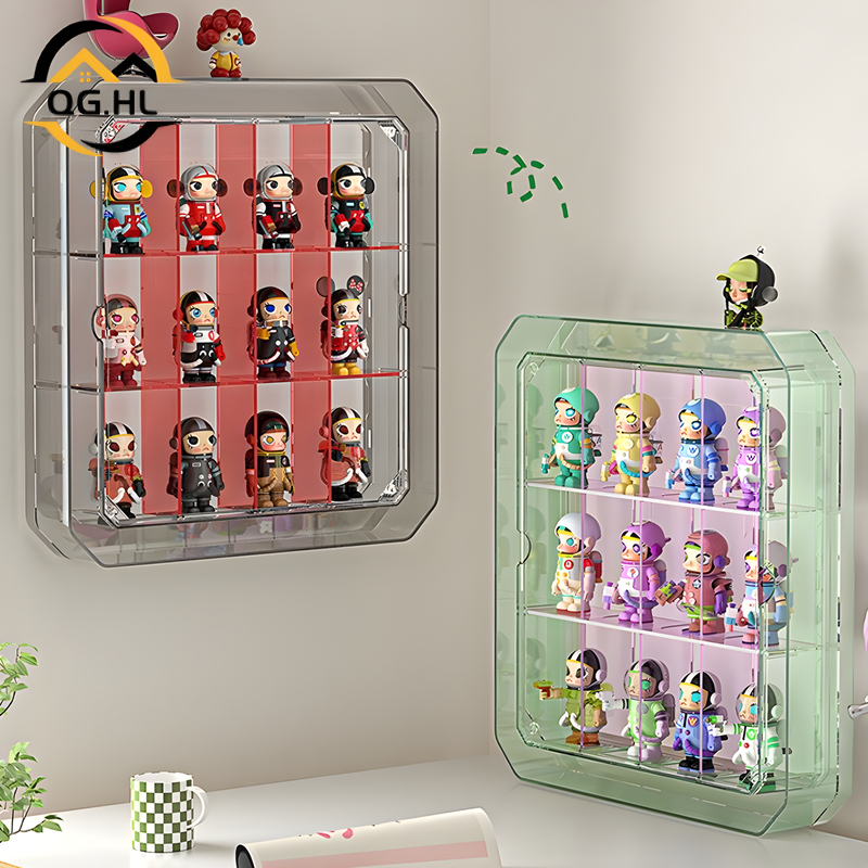 Model Box Wall-Mounted Storage Popmart Stackable Dustproof Display ...