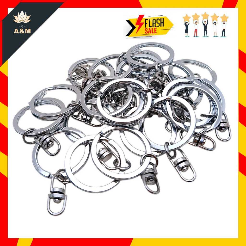 Key Ring Metal Work Imported Not Peeling Black | Shopee Malaysia