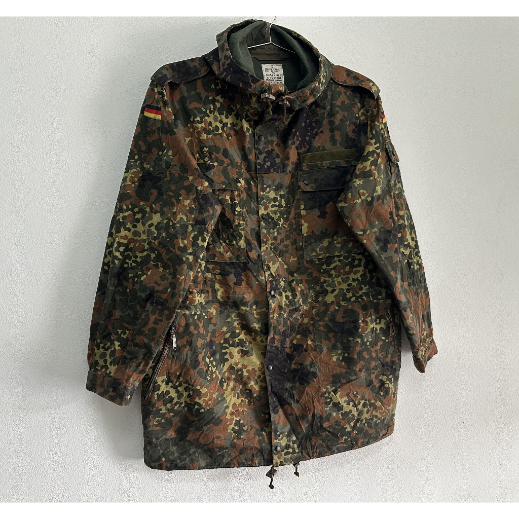 VTG 1999 GE Scharrer German Army Military Field Jacket Parka Flecktarn ...