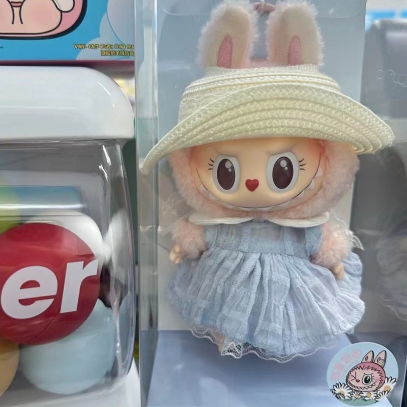 POPMART Labubu MOKOKO V3 the blue diamond Series 17cm Super Cute Doll ...