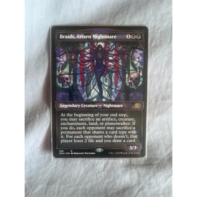 MTG Braid Card Arisen Nightmare Black Magic the Gathering EDH Model DMU ...