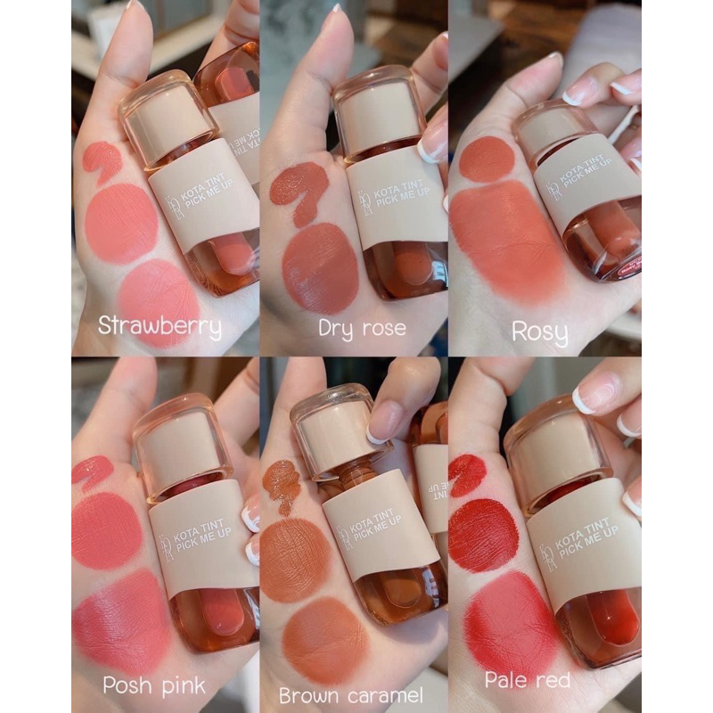 TINT PICK ME UP Semi-Matte Velvet Lip Lasting Juicy Mouth Smooth ...