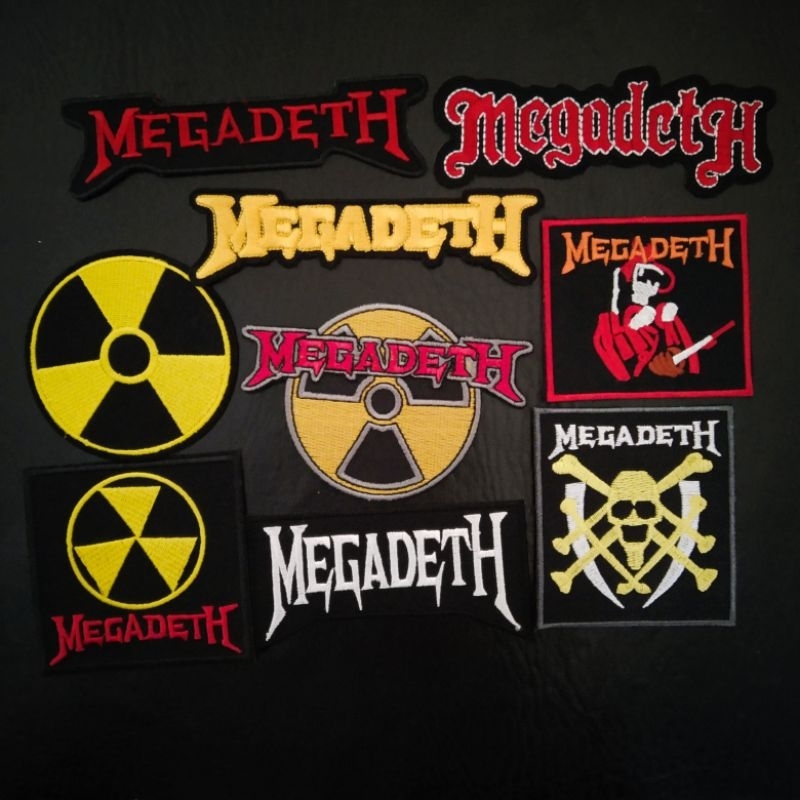 MEGADETH Iron On The Shirt Arm Embroidery Diy Work There Are 9 Types ...