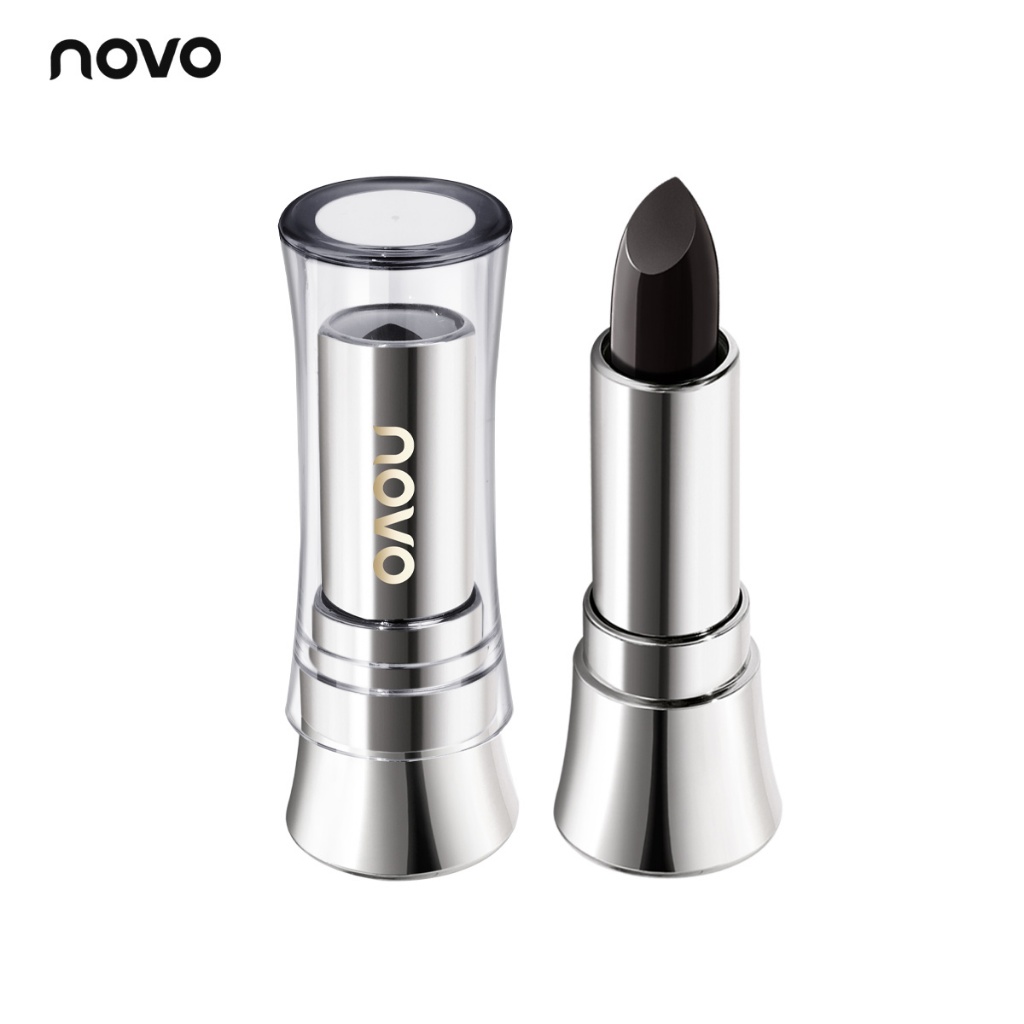 6445 (New/Authentic) NOVO Lipstick Black Balm Color Changes According ...