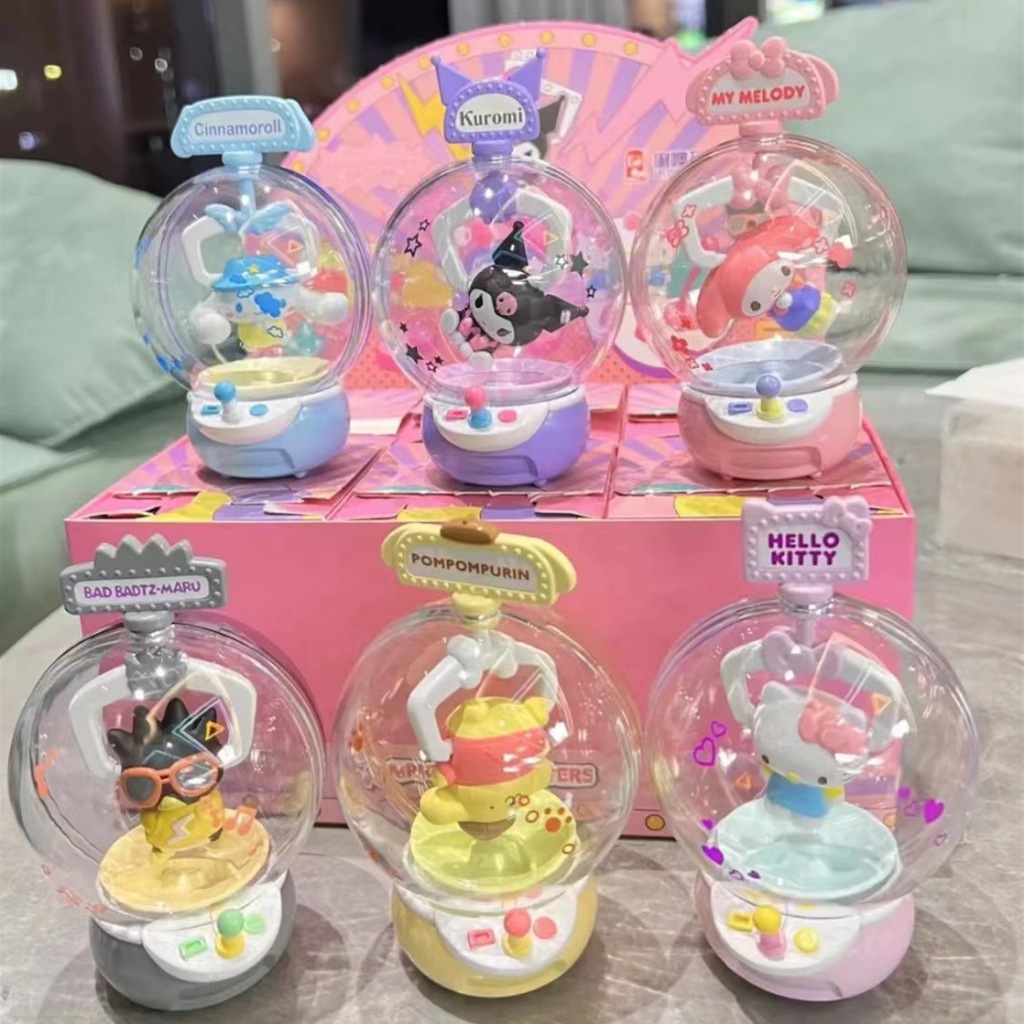 Claw Clip|Box Mini Anime Figure Ornaments Doll Cute Kuromi Hello Kitty ...