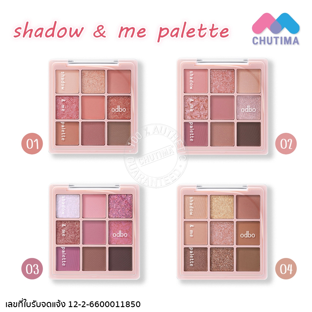 Odbo Eyeshadow Palette Smooth And Easy To Blend OD2014 Shadow & Me 6.5g. | Shopee Malaysia