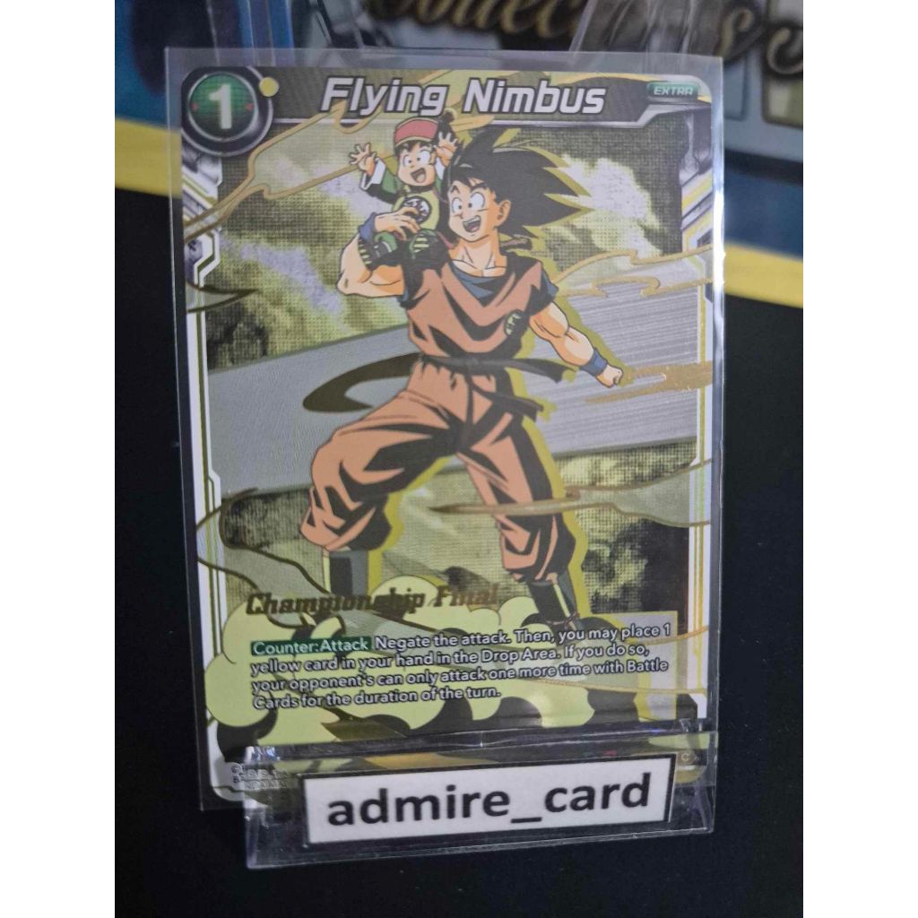 Dragon Ball Super card Game Flying Nimbus (Championship Final 2019) BT3 ...