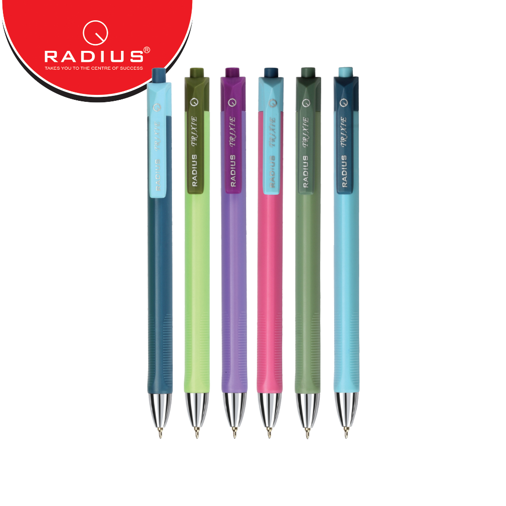 Ballpoint Pen RADIUS TRIXIE Blue Ink Pastel Handle Size 0.5mm. We ...