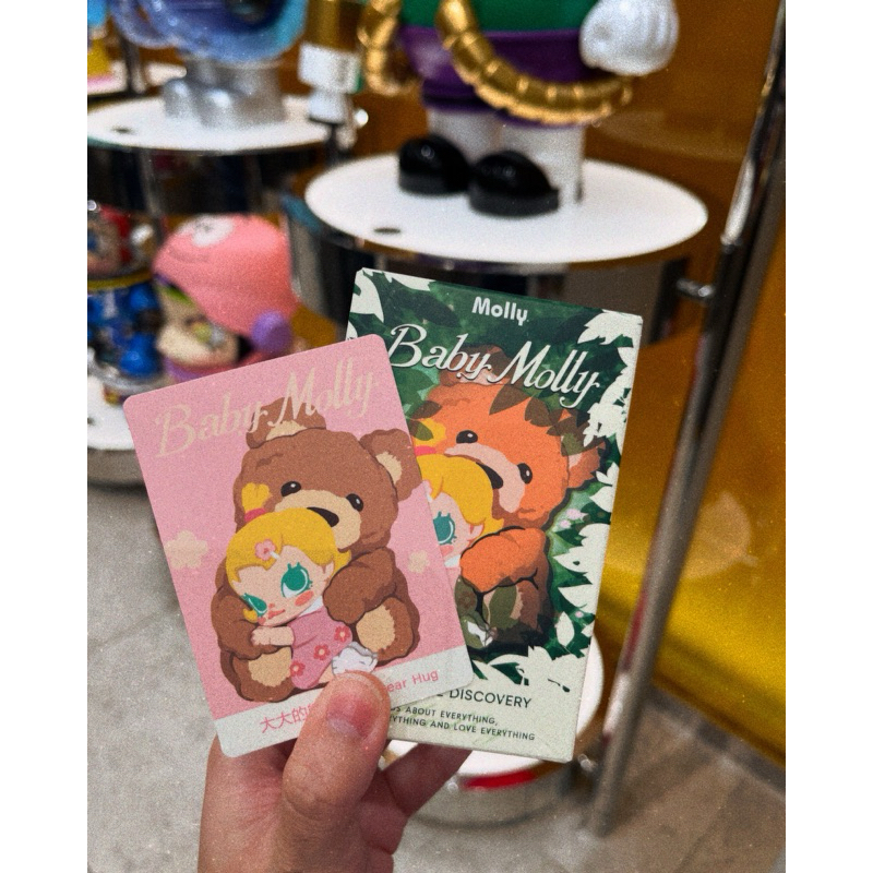 !! Molly Hugging Bear Checks Card Baby My Huggable Discovery Series ...