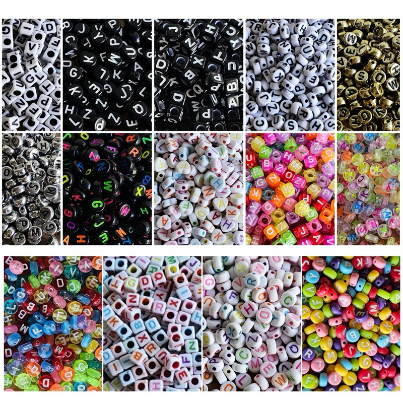 Alphabet Beads A-Z Assorted Letters Pack Of 20 G. | Shopee Malaysia