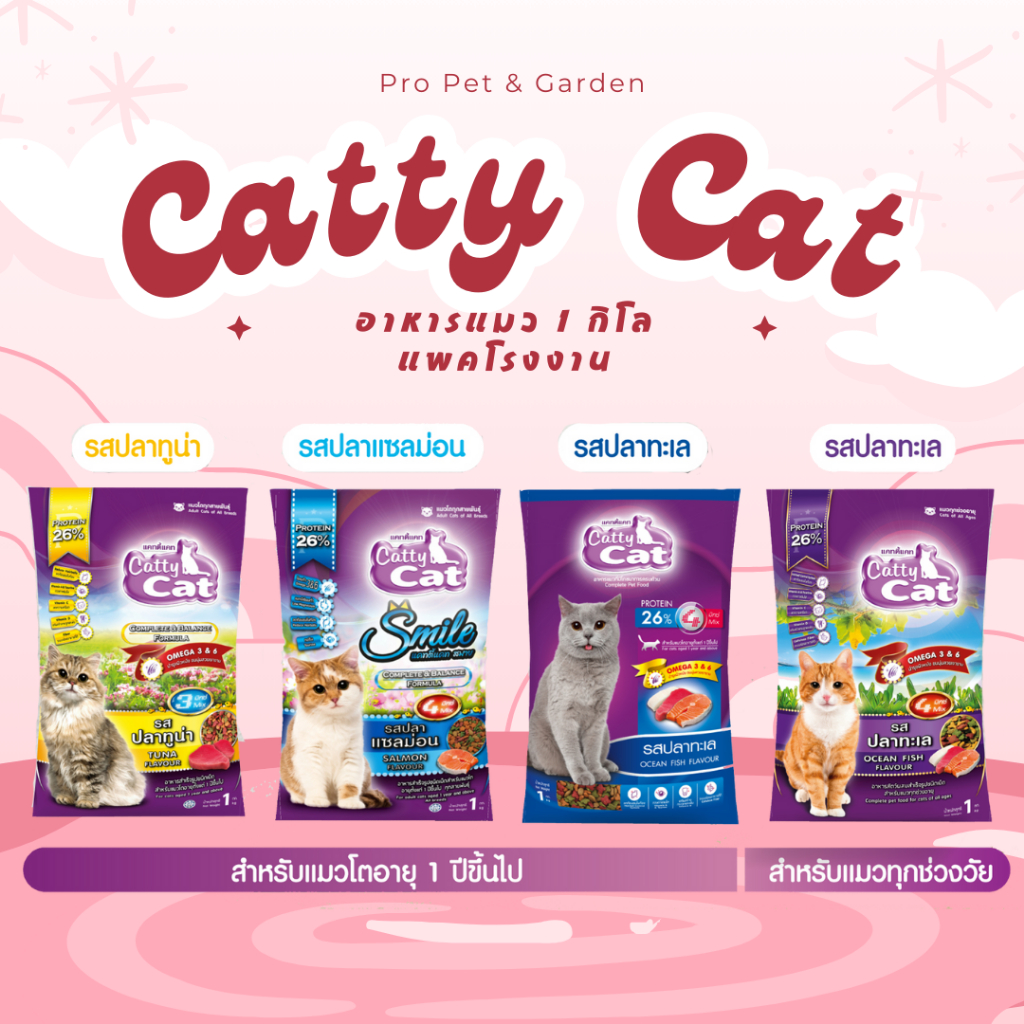 Catty Cat Food Factory Pack Share 1 Kg. | Shopee Malaysia