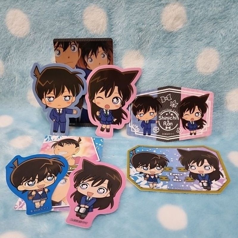 【Detective Conan】 4-Piece Sticker Set Shinichi-Ran-Conan Detective ...