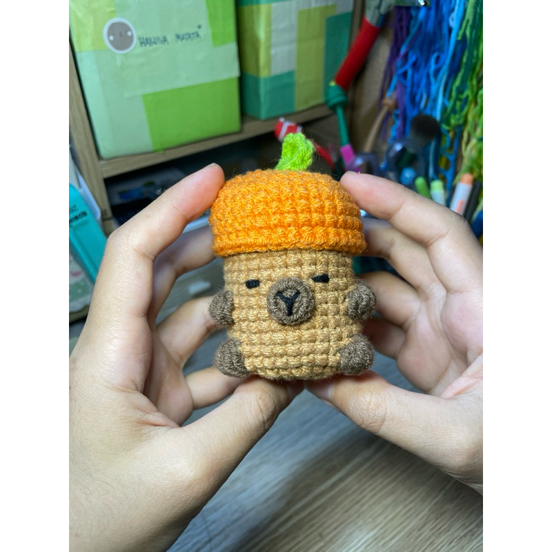 !!️!!️Capybara Hongthai case crochet Inhaler Hong Thai Capibara Wearing ...