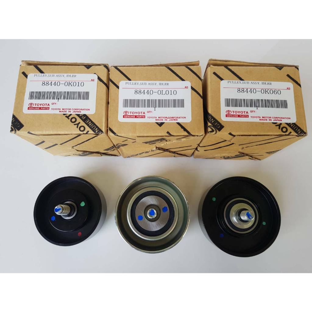 Front Belt Pusher + Nut TOYOTA VIGO Forjuner 1KD 2KD OEM (3 Pcs Set ...