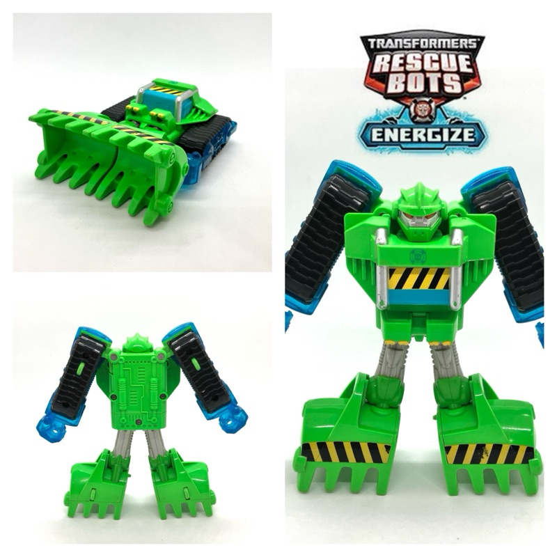 Transformers Rescue Bots Transforming Figures: Boulder (Big) | Shopee ...