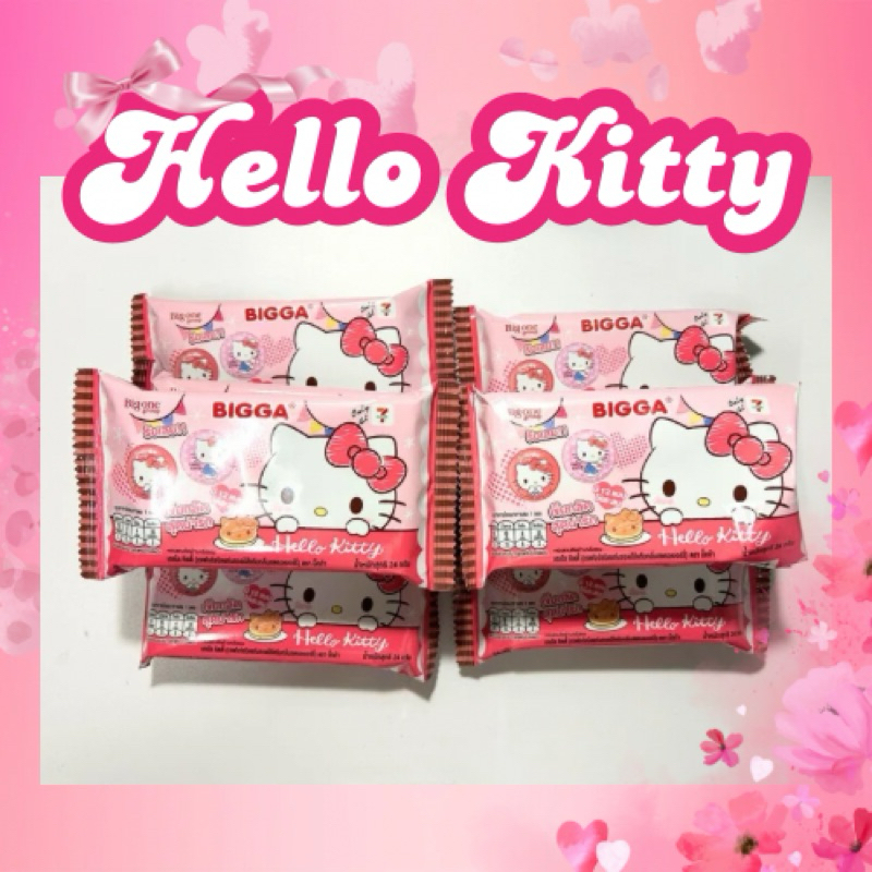 Hello Kitty Cute Brooch & Strawberry Flavored Cream Stick Wafer ...