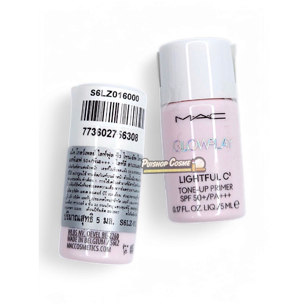 Thai Label-Mac Base PRIMER GLOW PLAY LIGHTFUL C3 TONEUP PRIMER-LI 30 Ml ...