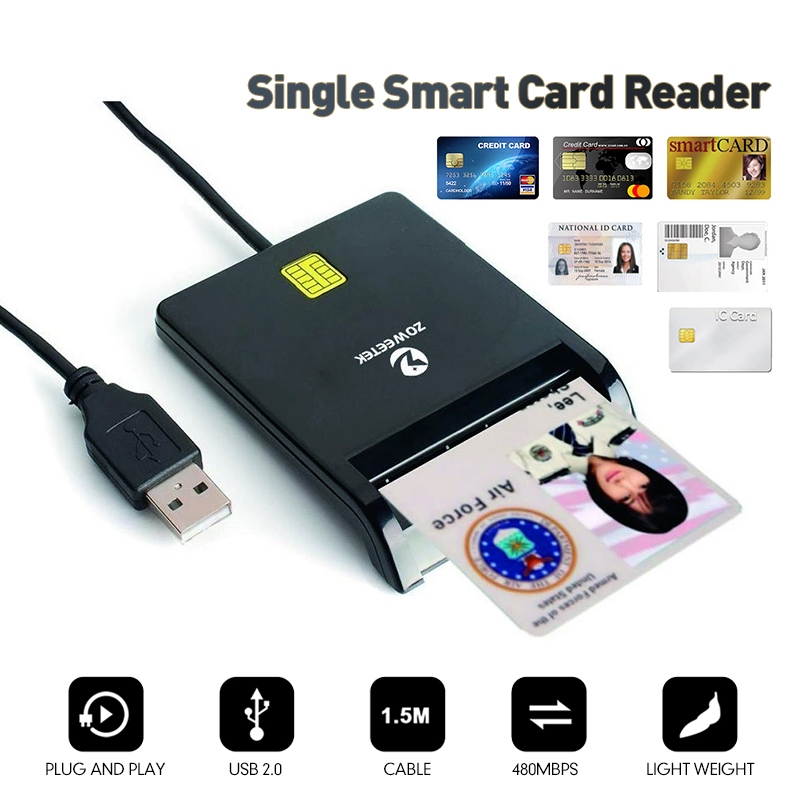 Zoweetek ID Card Reader Smart For Android Mobile Phone USB/IC | Shopee Malaysia