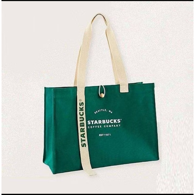 Starbucks Bag Canvas Fabric | Shopee Malaysia