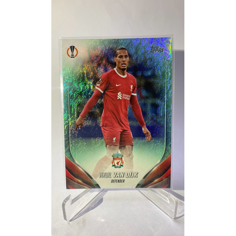 Virgil Van Dijk LIVERPOOL FC Collectible Football Player Cards TOPPS ...