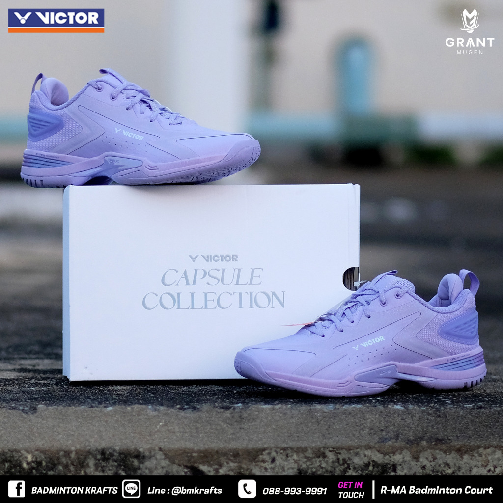 Victor Capsule Collection Badminton Shoes (Grape Purple) | Shopee Malaysia