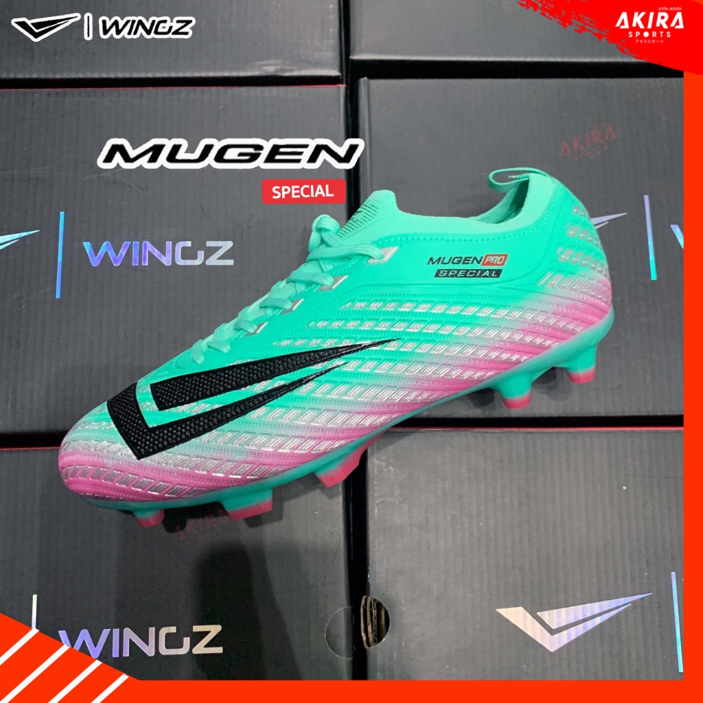 WINGZ Cleats MUGEN PU PRO SPECIAL Football Shoes Durable Leather ...